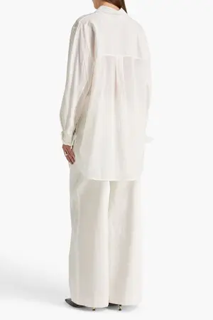 TOTEME Cotton And Lyocellblend Shirt - Ivory