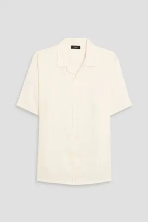 Theory Daze Linen Shirt - Ivory