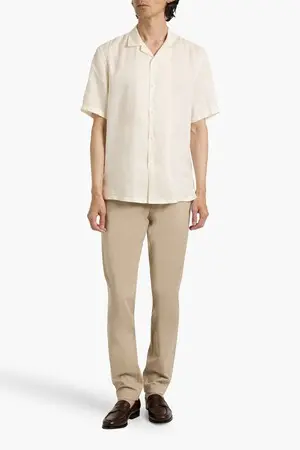Theory Daze Linen Shirt - Ivory