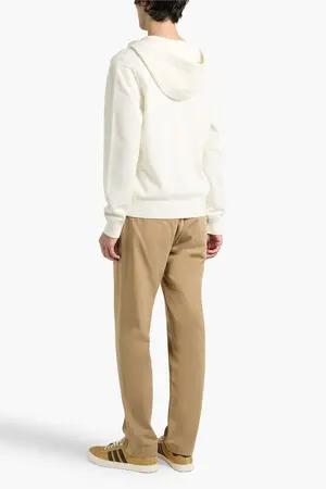 Theory Pointelleknit Cotton Hooded Cardigan