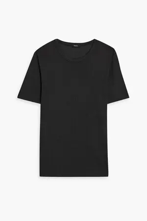 Theory Essential Modalblend Jersey Tshirt - Black