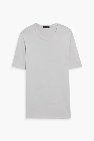 Theory Essential Modalblend Jersey Tshirt - Light Gray