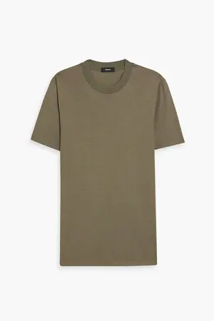 Theory Sarior Modalblend Jersey Tshirt - Army Green