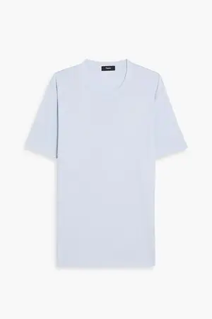 Theory Sarior Modalblend Jersey Tshirt - Light Blue