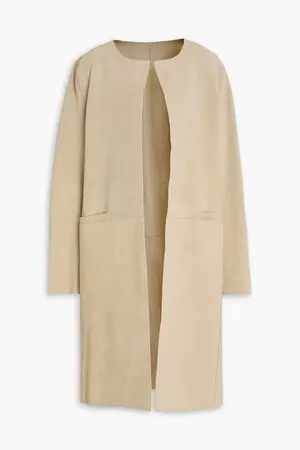 TOTEME Suede Coat - Beige