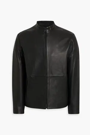 Theory Arvid Leather Jacket - Black
