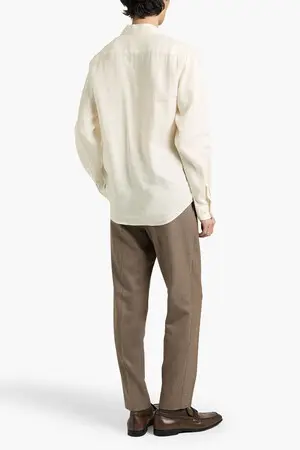 Theory Irving Linen Shirt - Ivory