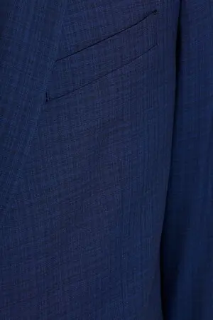 Theory Chambers Checked Wool Suit Jacket