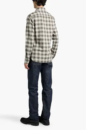 TOM FORD Checked Cottontwill Shirt