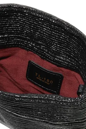 TL 180 Ribbed Patent Leather Convertible Belt Bag