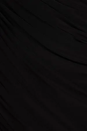 Norma Kamali Ruched Stretchjersey Midi Dress