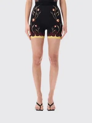 MARINE SERRE Printed Shorts - Black