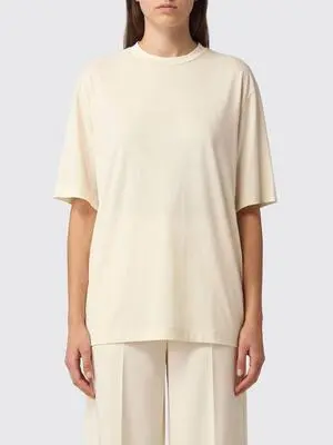 Carven Short Sleeve Silk T-shirt - Ecru