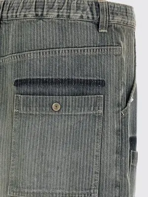 Mihara Yasuhiro Straight-leg Denim Jeans With Abstract Pattern