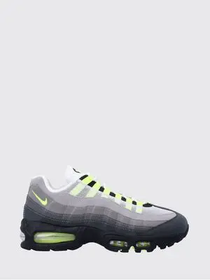 Nike Air Max 95 Og Mesh And Technical Fabric Trainers With Swoosh Logo - Grey