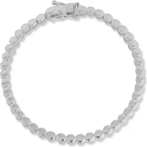 GLAZE JEWELRY Sterling Beaded Bracelet - Silver