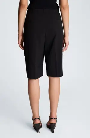 KENNETH COLE Cargo Pocket Walking Shorts - Black
