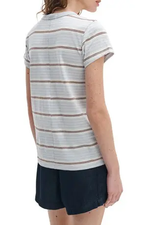 Rag & Bone The Slub Stripe Cotton T-shirt