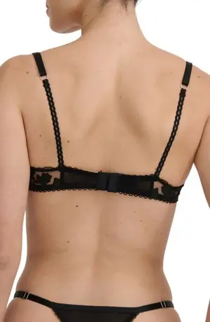 KAT THE LABEL St Clair Embroidered Underwire Bra