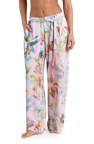 L'Agence Colorful Palms Cover-up Pants