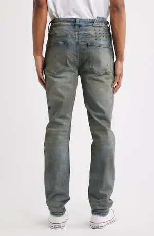 Ksubi Chitch Coated Slim Fit Jeans - Denim