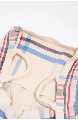 Bimba Y Lola Maxi Linen And Cotton Blend Tote Bag