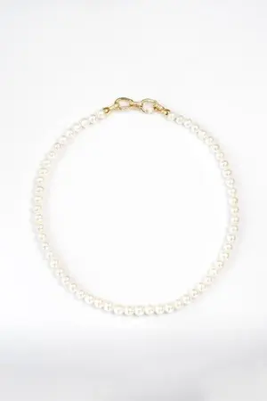 CLASSICHARMS Audrey Ocean Pearl Necklace - Gold