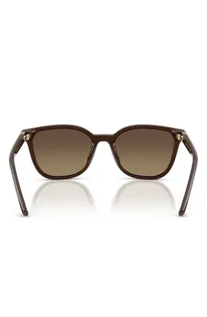 Armani Exchange 54mm Gradient Polarized Cat Eye Sunglasses