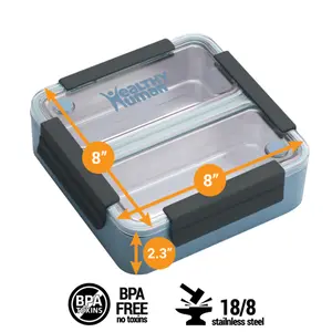 HEALTHY HUMAN Food Storage Box - Blue