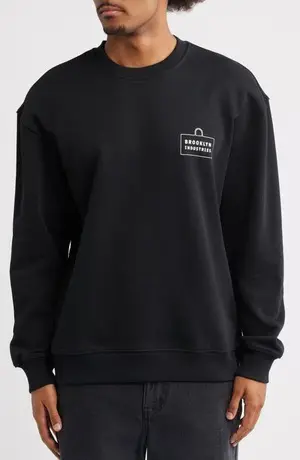 Brooklyn Industries Logo Graphic Sweatshirt - Black