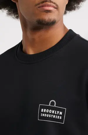 Brooklyn Industries Logo Graphic Sweatshirt
