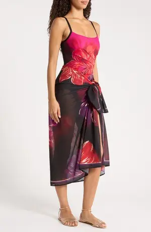 Miraclesuit Petali Rosa Cover-up Pareo