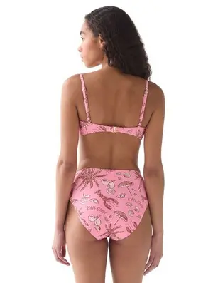 Kate Spade New York Ruched Underwire Bikini Top