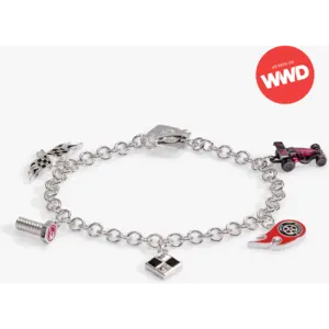 ALEX AND ANI Hot Wheels Racecar Toggle Charm Bracelet