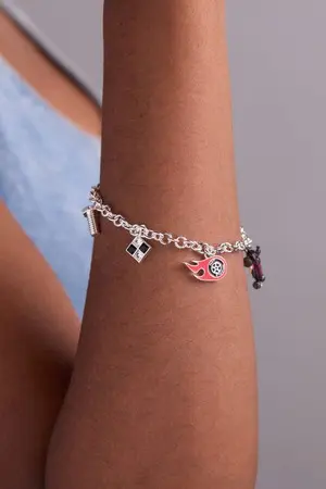 ALEX AND ANI Hot Wheels Racecar Toggle Charm Bracelet
