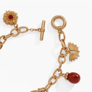 ALEX AND ANI House Of The Dragon Toggle Multi-charm Bracelet