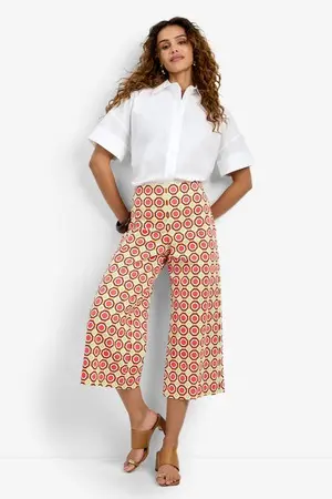 Trina Turk Diona Crop Pant