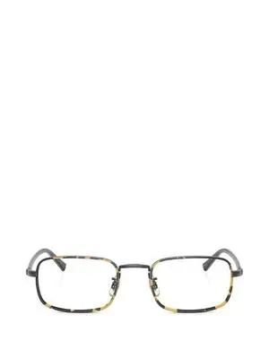 Oliver Spencer Brymer Rectangle-frame Glasses - Black