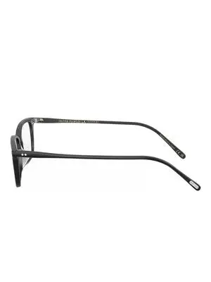 Oliver Spencer Neylan Rectangle-frame Glasses - Black