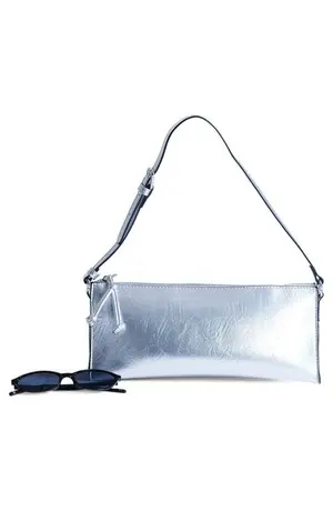 Topshop Simone Metallic Shoulder Bag
