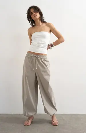 Topshop Stretch Cotton Tube Top