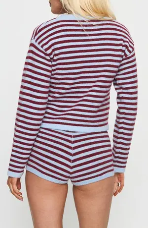 Princess Polly Kollens Striped Knit Cardigan