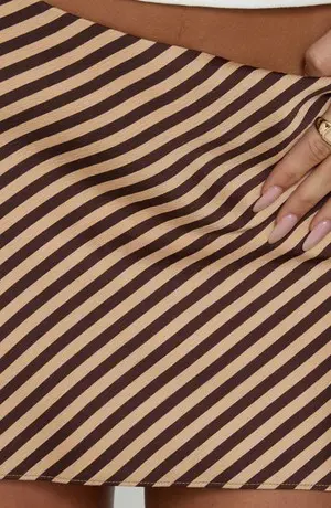 Princess Polly Eliena Stripe Miniskirt