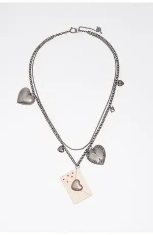 Bimba Y Lola Aged Love Letter Necklace