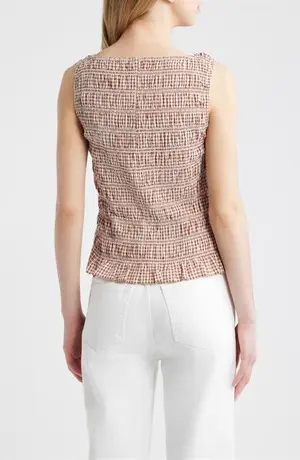 Hill House Home The Phoebe Cotton Gingham Nap Top