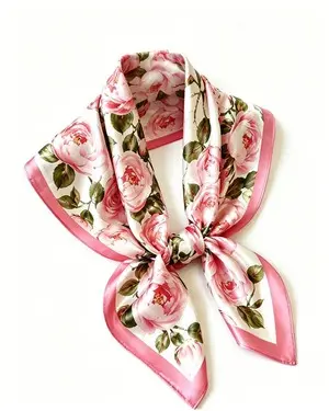 SILKSILKY Pure Silk Floral Scarf Multi