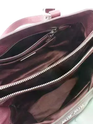 Miu Miu Burgundy Leather Tote Bag