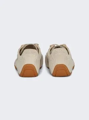 PUMA X Jil Sander Beige Suede Sneakers