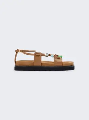 Loewe Fussbett Sandal - Camel
