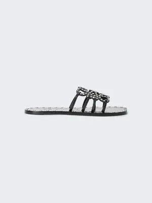 Loewe Silver Tone Shoes For Women